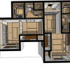 Full room floor plans - 3D9X.COM - Thư viện SketchUP tổng hợp