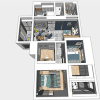 Full room floor plans - 3D9X.COM - Thư viện SketchUP tổng hợp
